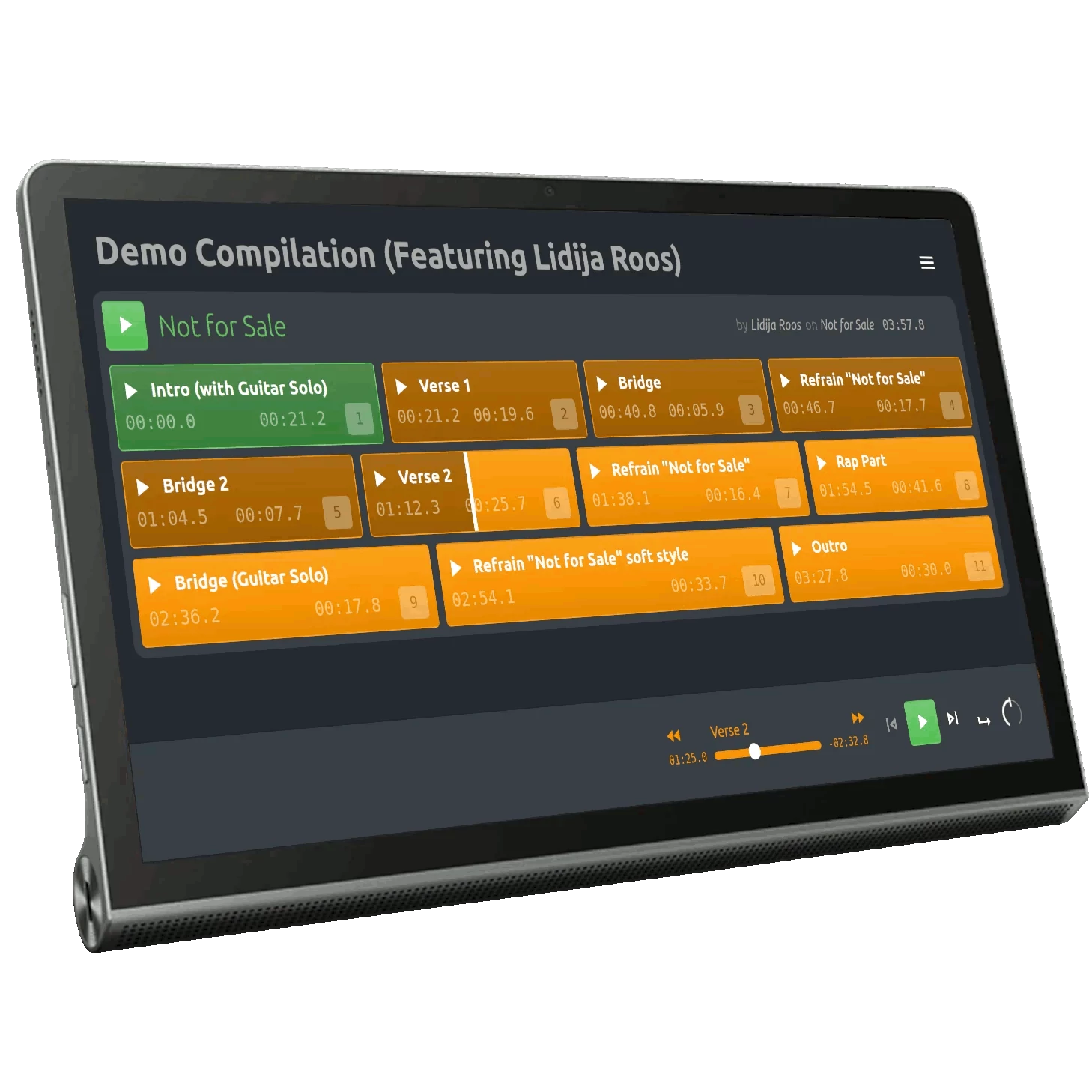 Replayer is a free, cue-based media player for rehearsals with playback ...